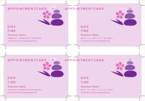 Printable Appointment Card Template