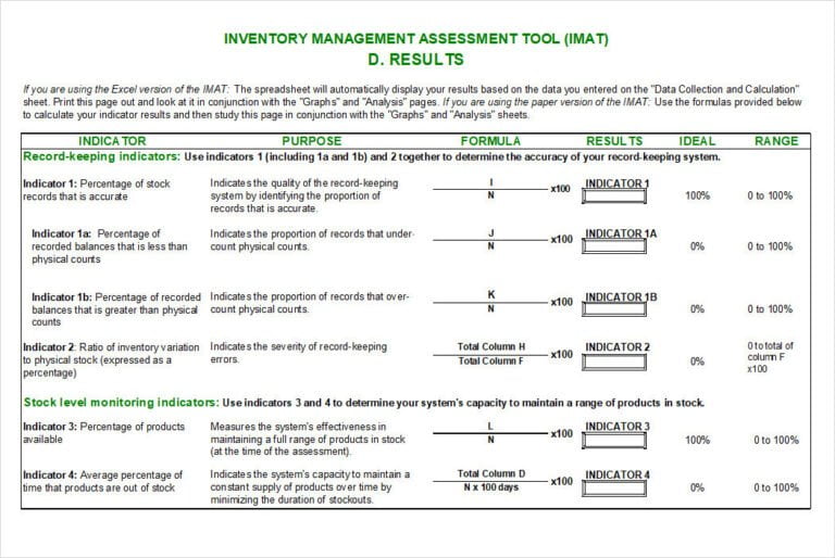 Printable Computer Inventory Template