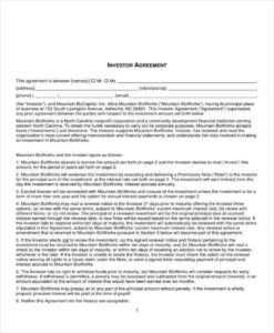 Small Business Agreement Template