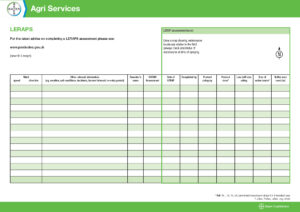 Spray Record Sheet Template (Excel)