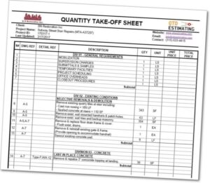 Material Quantity Record Sheet Template