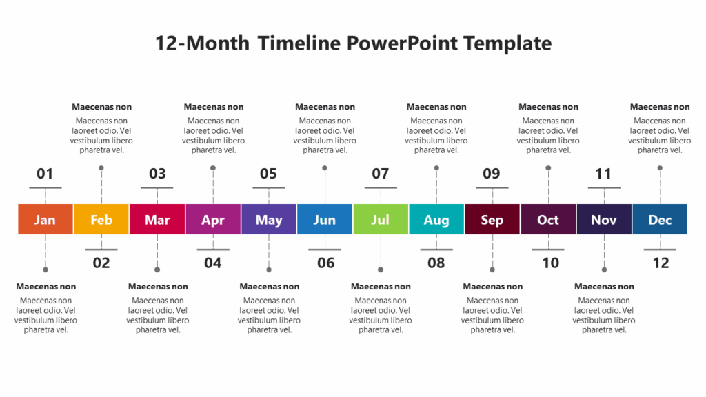 Monthly Timeline Template