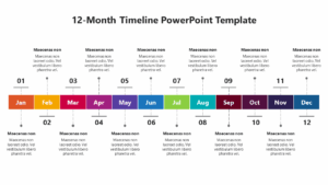 Monthly Timeline Template