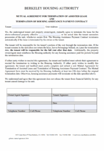 Mutual Agreement Template Between Two Parties