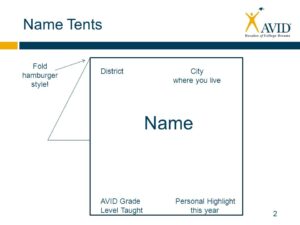 Name Tent Template (Word)
