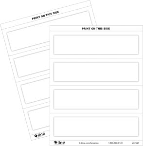 Name Tent Template (Word)