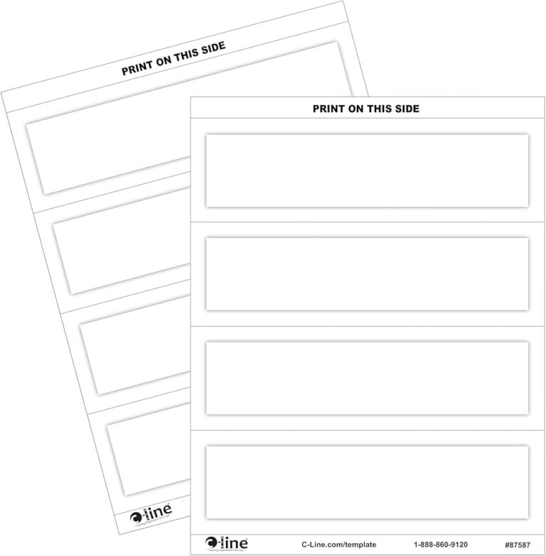 Name Tent Template (Word)