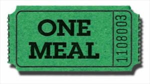 Printable Meal Ticket Template