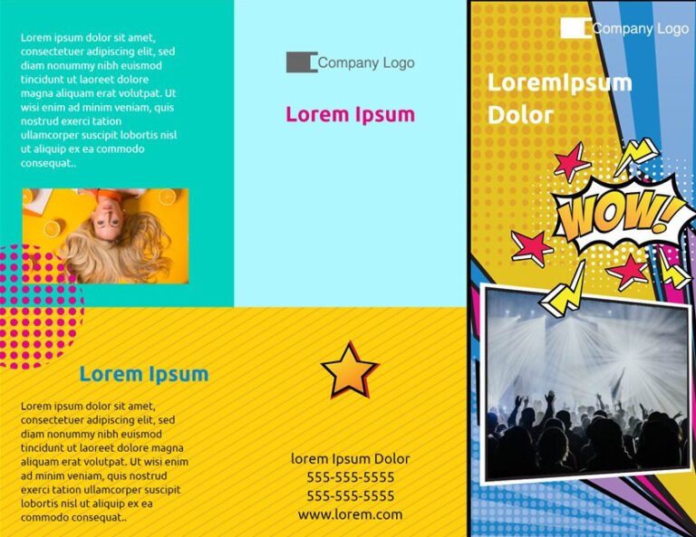 Customizable Pamphlet Template (Word)