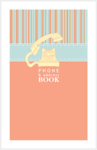 Free Printable Phone Book Template