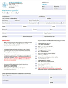 Printable Demolition Contract Template