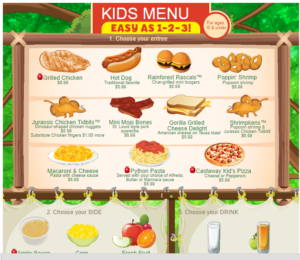 Free Printable Kids Menu Template