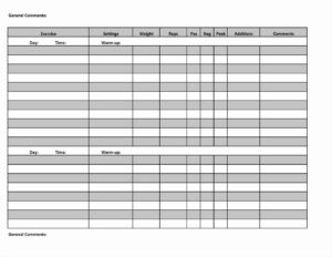 Printable Restaurant Waiting List Template
