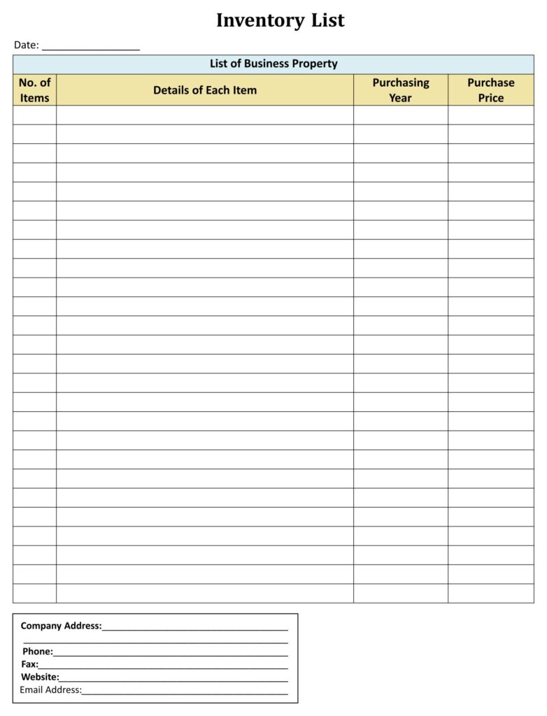 Staff Count Sheet Template (Excel)