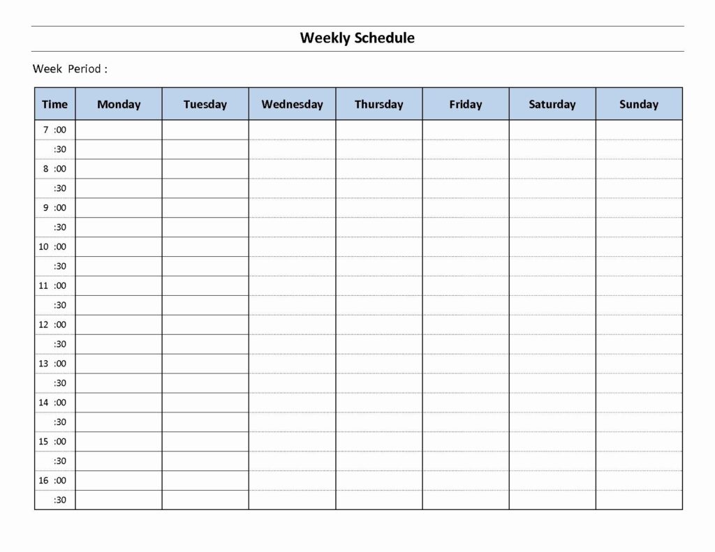 Printable Sunday To-Do List Template