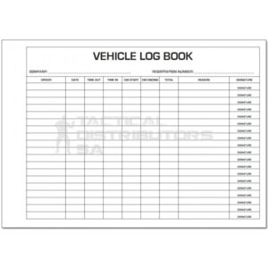 Vehicle Log Book Template