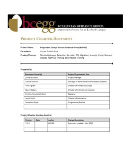 Project Charter Template (Word)