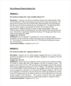 Printable Priority List Template