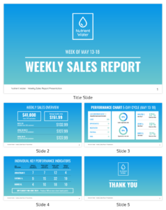 Weekly Sales Report Template (Word)