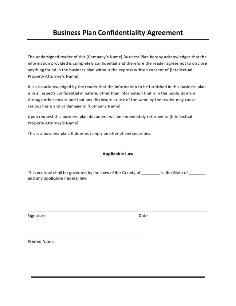 Staff Confidentiality Agreement Template