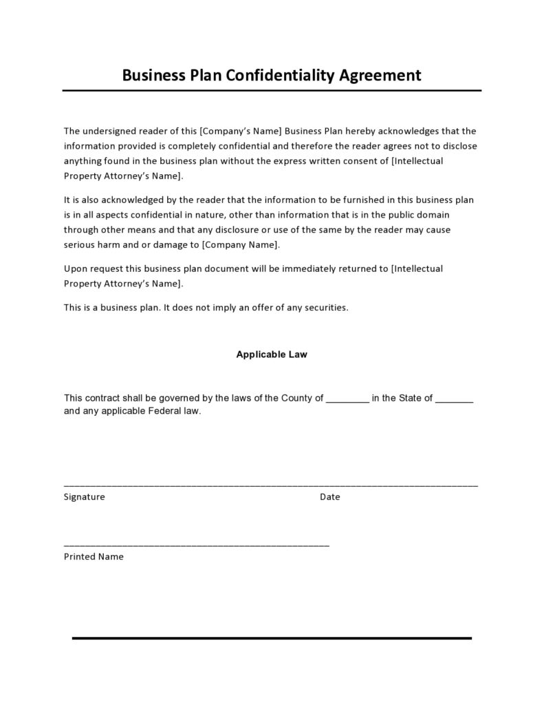 Staff Confidentiality Agreement Template