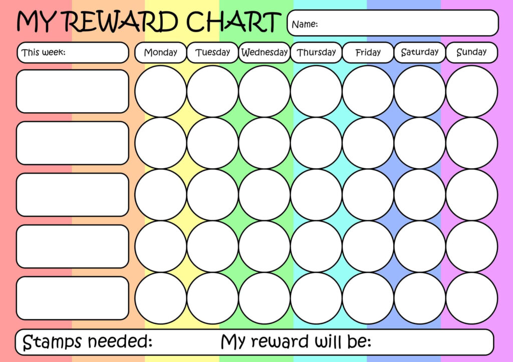 Printable Reward Chart Template