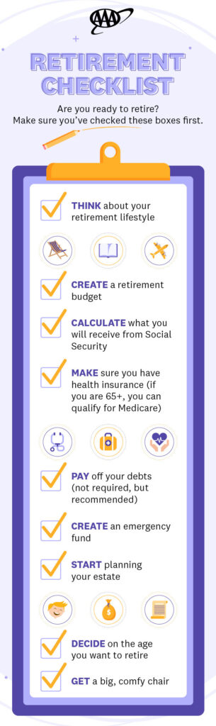 Printable Retirement Checklist Template