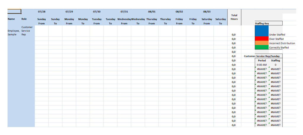 Free Printable On-Call Schedule Template