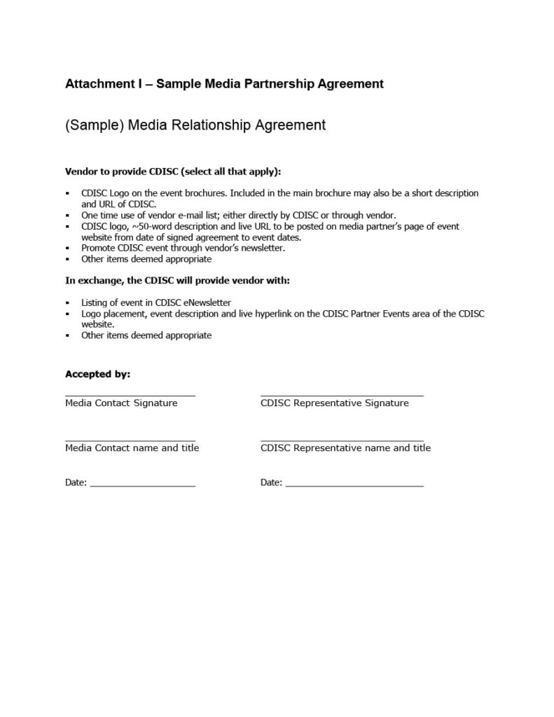 Relationship Contract Template (Word)